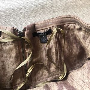 Jacob | Dresses | Strapless Gold Dress | Poshmark